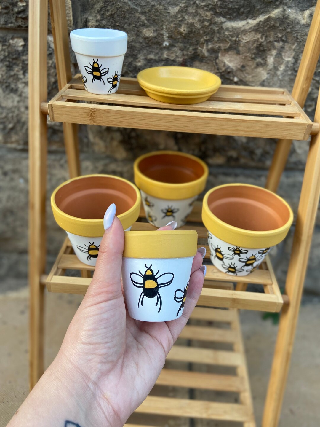 Bumble Bee Pot - Etsy