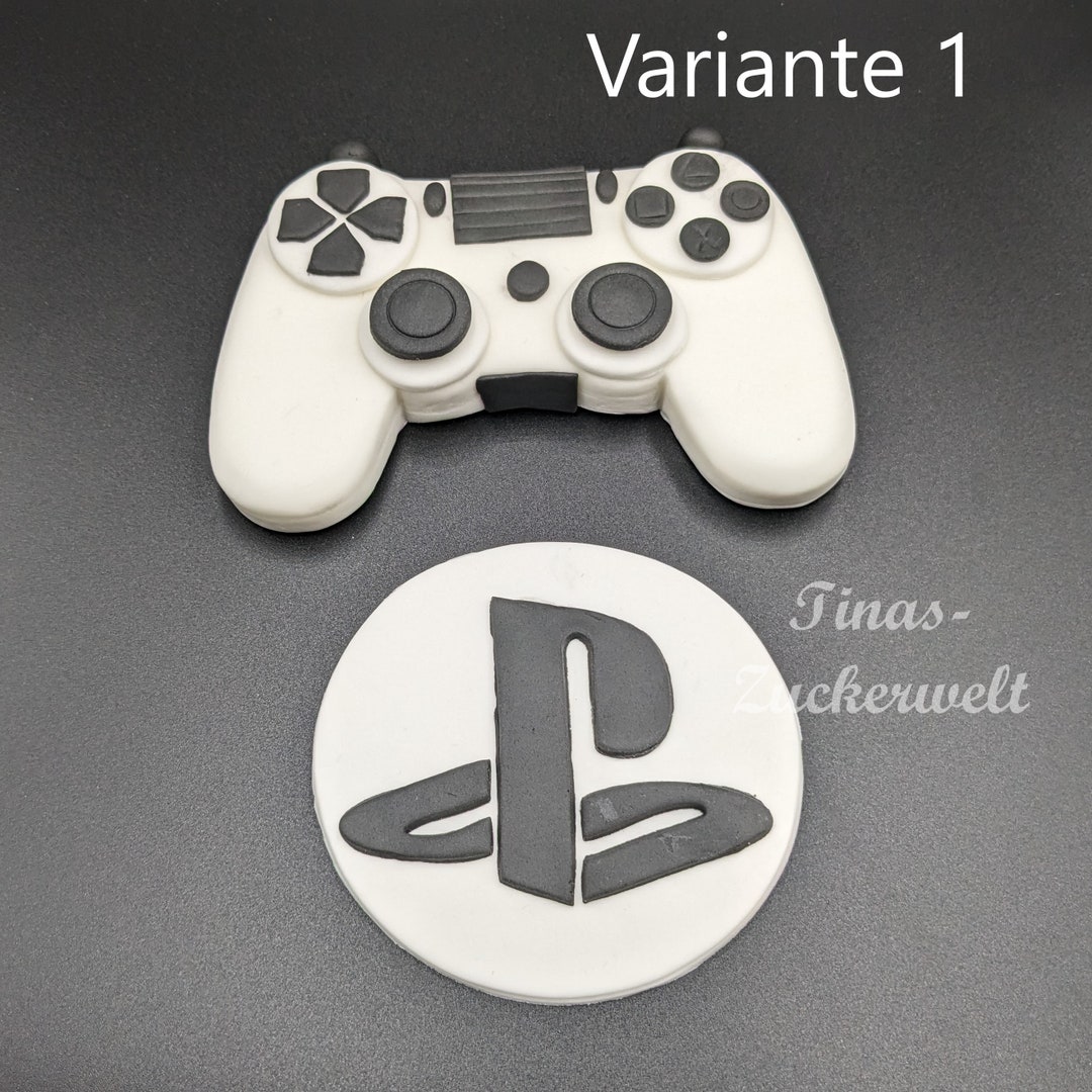 Gamer Cake Decoration for Birthdays | Fondant Controller Cake Topper ...