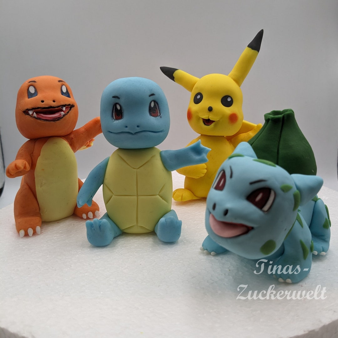 Cake Decoration Inspired by Pokémon Characters Pikachu Charmander ...