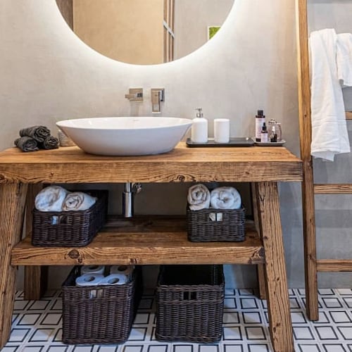 Bathroom Vanity /counter Top Wood/wooden Vanities Sink - Etsy