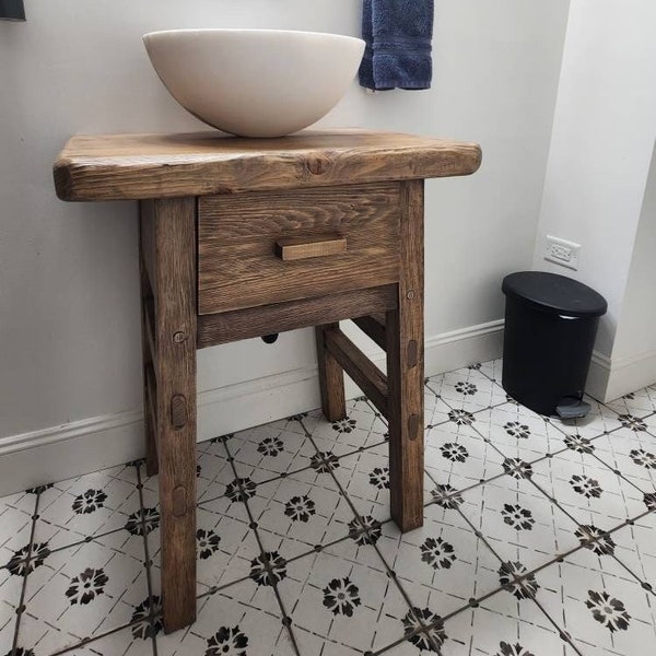 Reeded Bathroom Vanity - Etsy