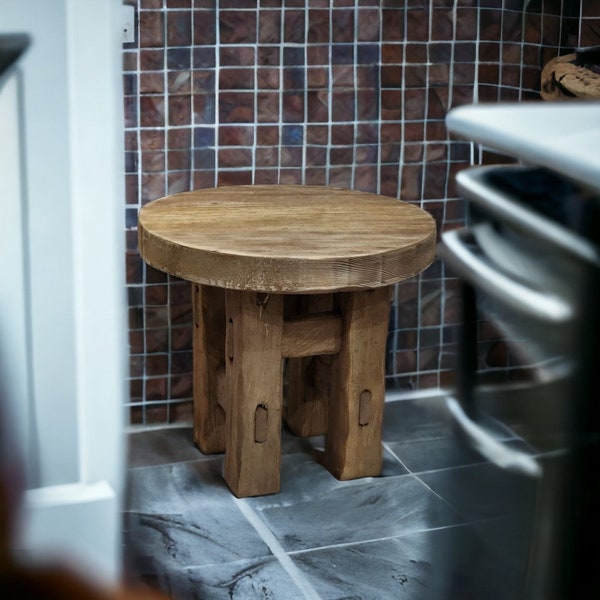 Mid Century Kids Stool - Etsy