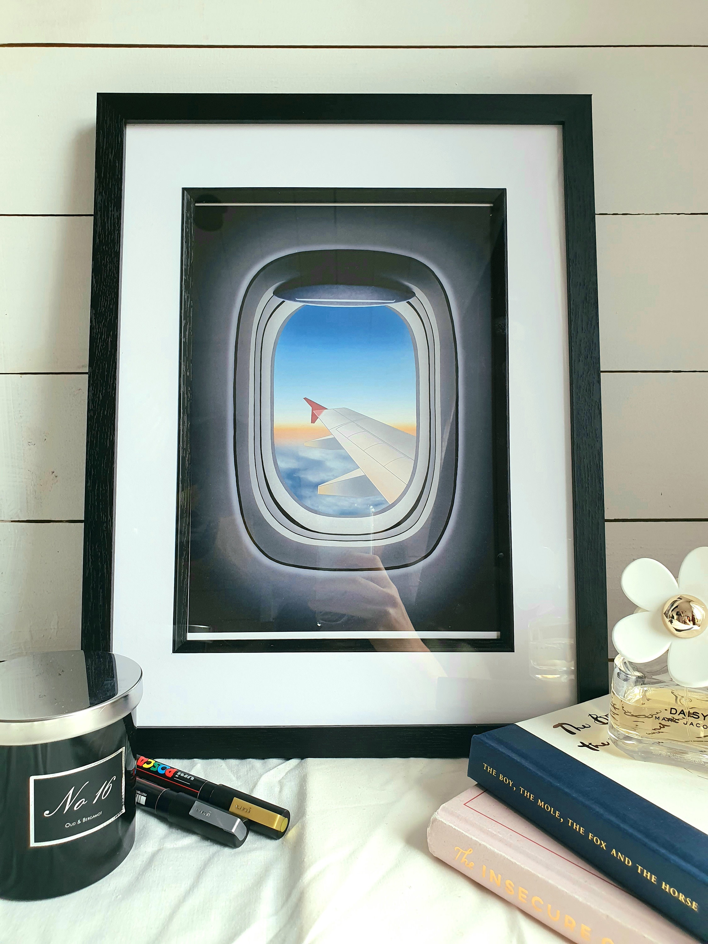 A4 Aeroplane Window Art Print / Airplane Window Art Print / Travel Art ...