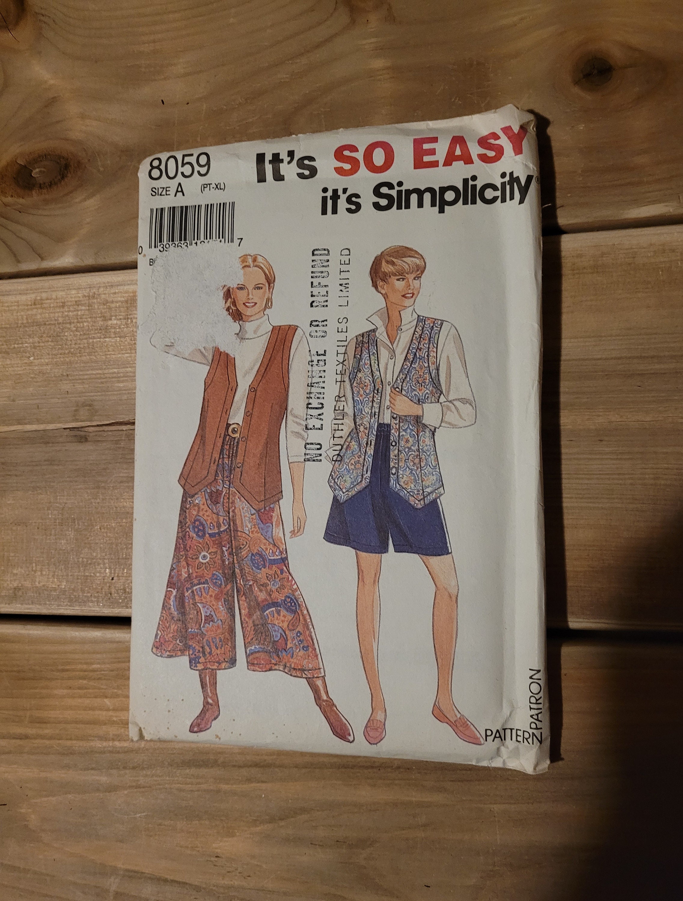 Simplicity 8059 - Etsy