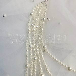Pearl Back and Shoulder Chain ,wedding Shoulder Chain,backdrop Necklace ...
