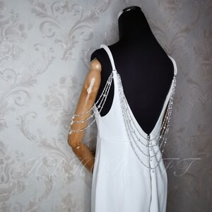 Pearl Shoulder and Back Chain: Wedding Bridal Jewelry - Etsy