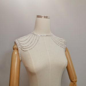 Rhinestone Shoulder Chain,bridal Body Jewelry,wedding Shoulder Jewelry ...