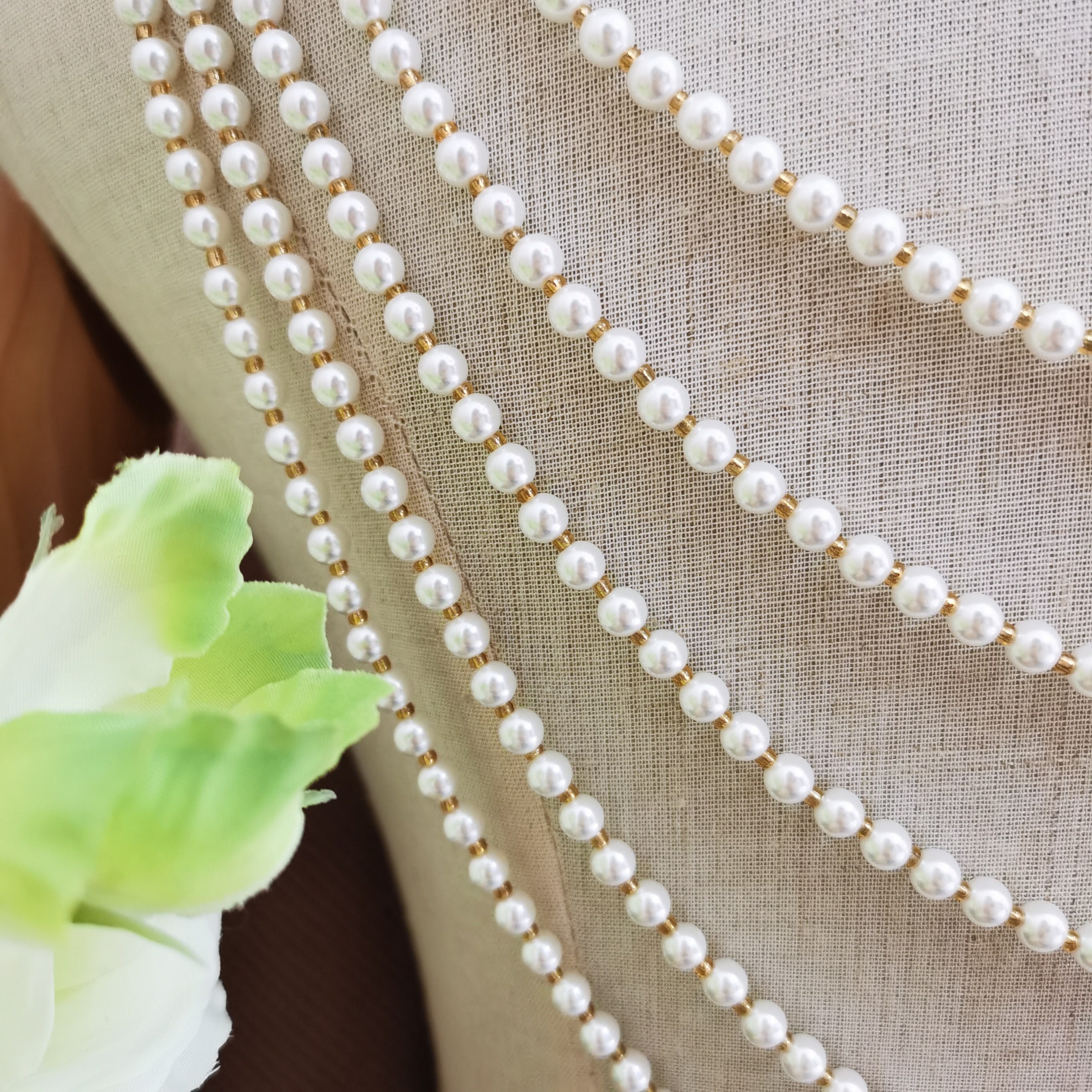 Pearl Backdrop Necklace,backdrop Necklace,wedding Jewelry,party Jewelry ...