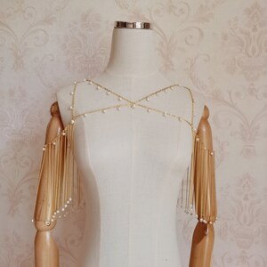 Pearl Shoulder Chain,party Shoulder Jewelry,wedding Shoulder Jewelry ...