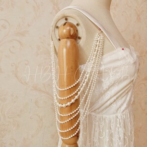 Pearl Shoulder and Back Chain: Bridal Wedding Jewelry - Etsy
