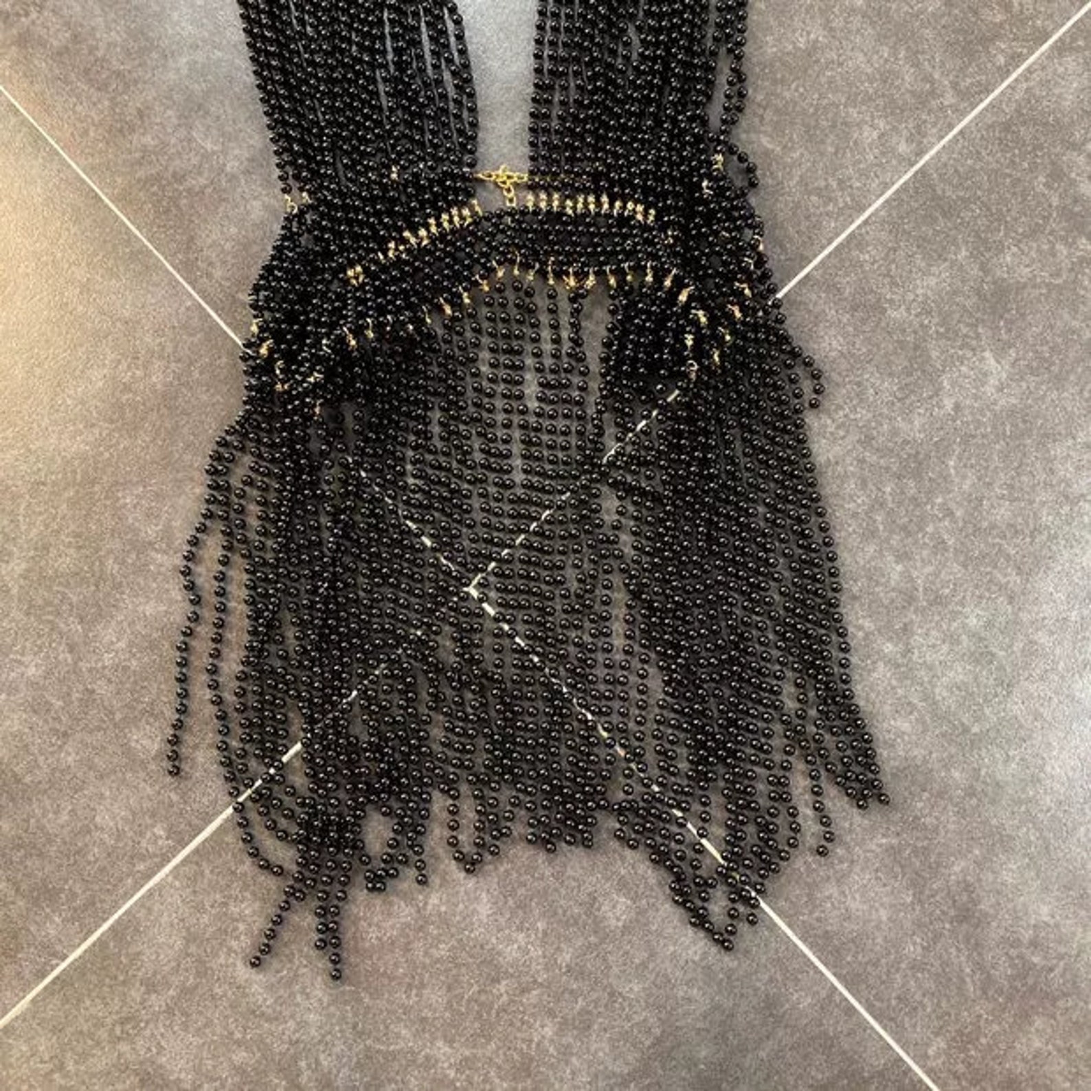 Handmade Pearl Body Chainbridal Body Jewelrypearl Body Chain | Etsy