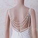 Pearl Shoulder and Back Chain: Bridal Wedding Jewelry - Etsy