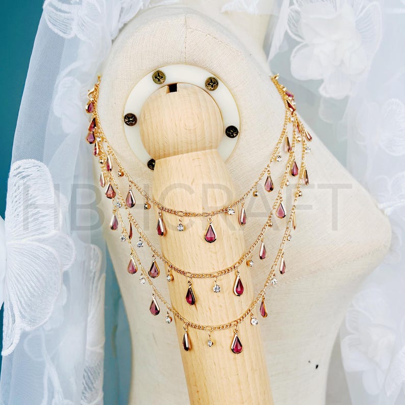 Crystal Pearl Shoulder Chain: Detachable Wedding Sleeves, Boho Bridal ...