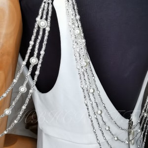 Pearl Shoulder and Back Chain: Wedding Bridal Jewelry - Etsy