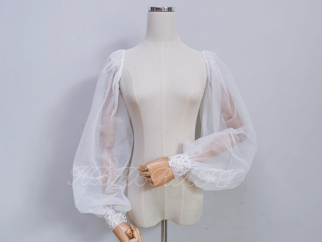 Custom Removable Sleeves, Long Sleeves,detachable Wedding Sleeves ...