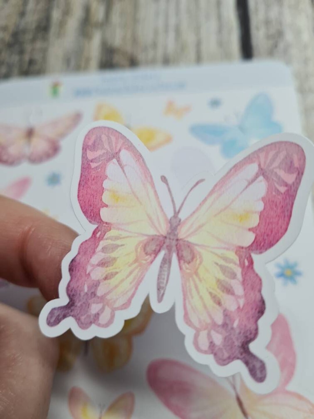 Butterfly and Flowers Bullet Journal Bujo / Planner Sticker Sheets ...