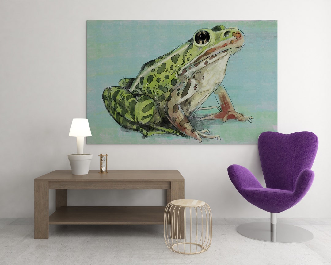 Large Wall Art 72in X 48in Stoic Frog Print Printable - Etsy.de