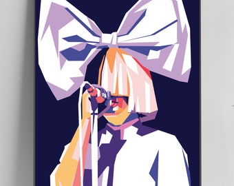 Sia Poster | Etsy