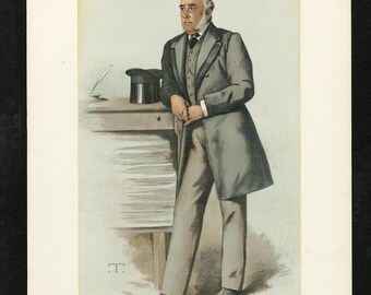 Original 1897 Vanity Fair Print of Writer and Artist MAX - Etsy
