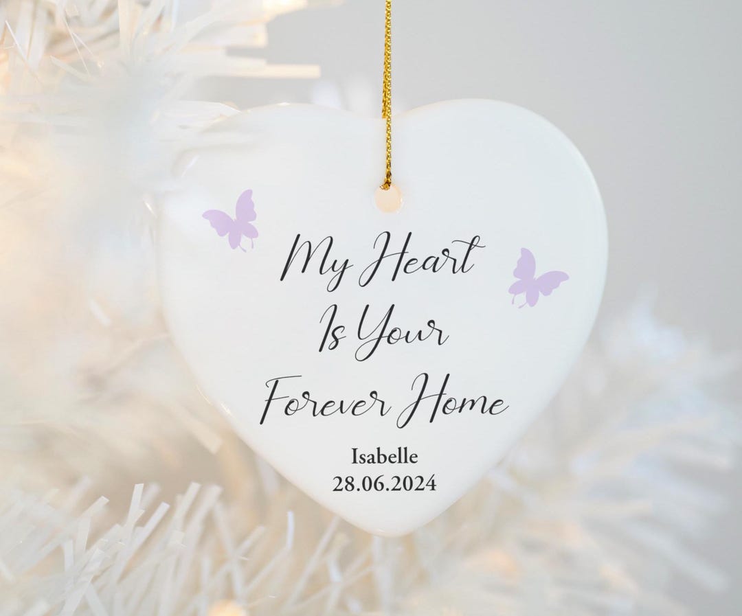 Personalised Memorial Bauble- in Memory Christmas Decoration ...
