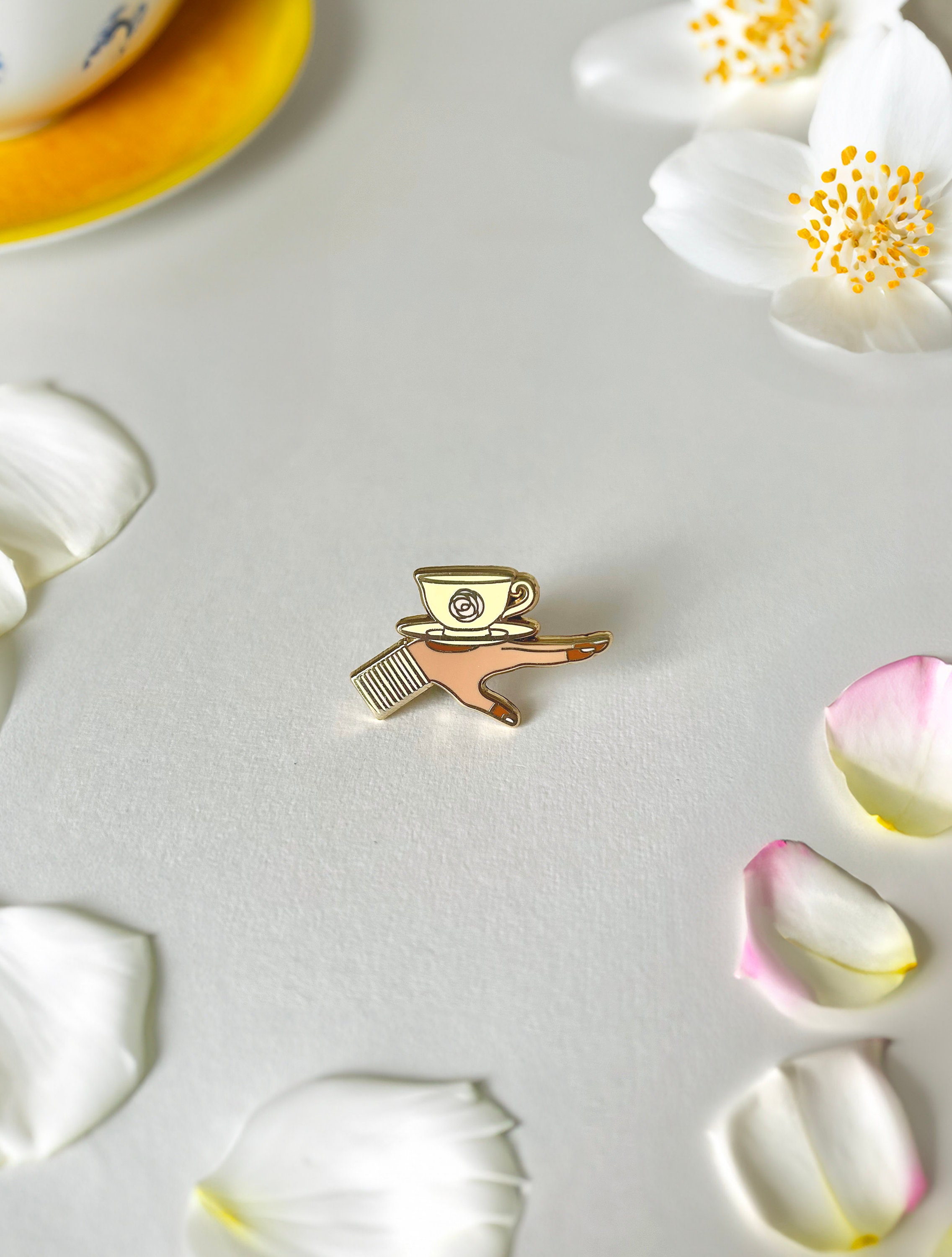 South Asian Gold Enamel Pin Colorful Bollywood Desi Lapel Pin Brooch ...