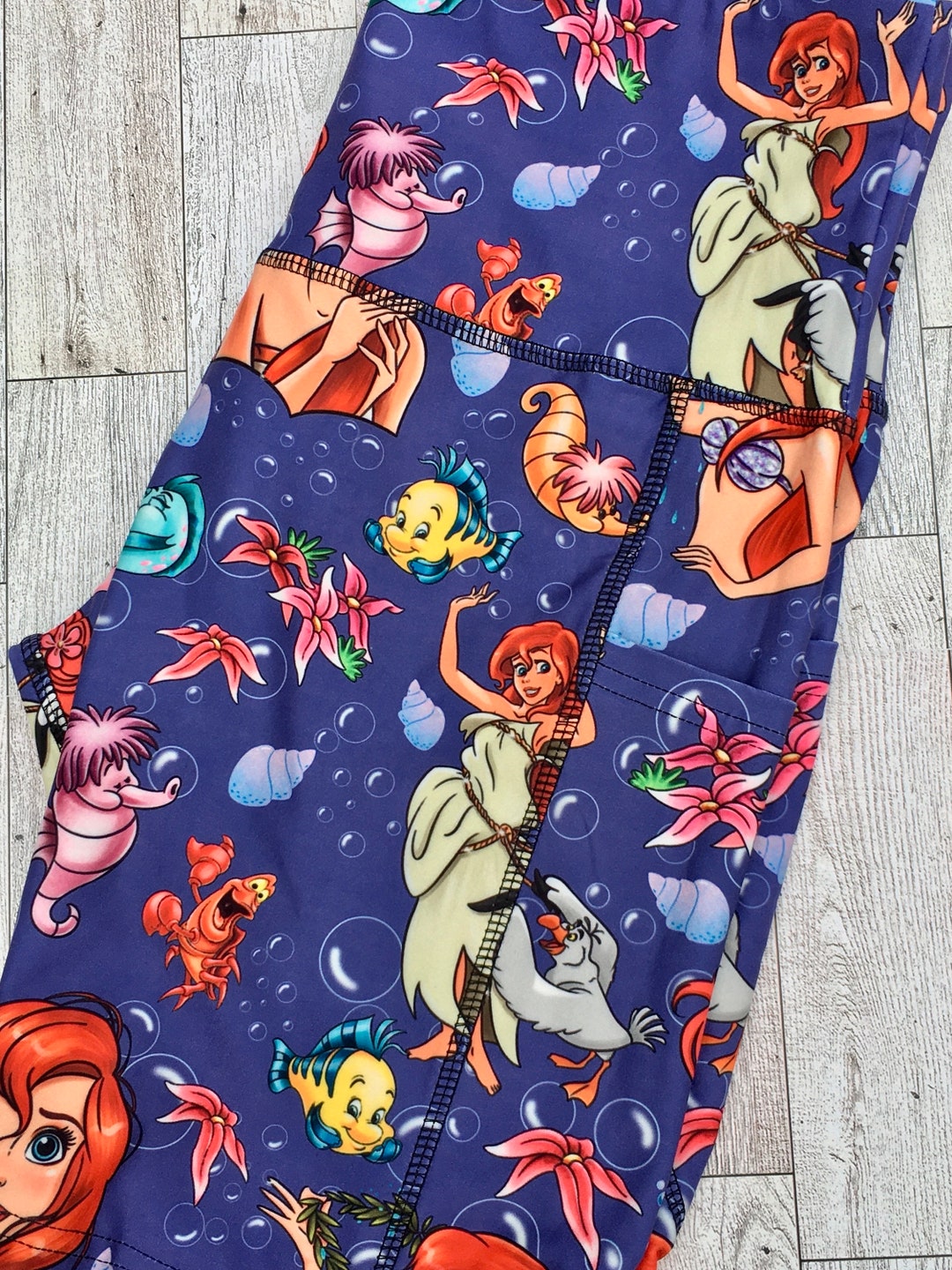 Disneys Little Mermaid Bike Shorts - Etsy