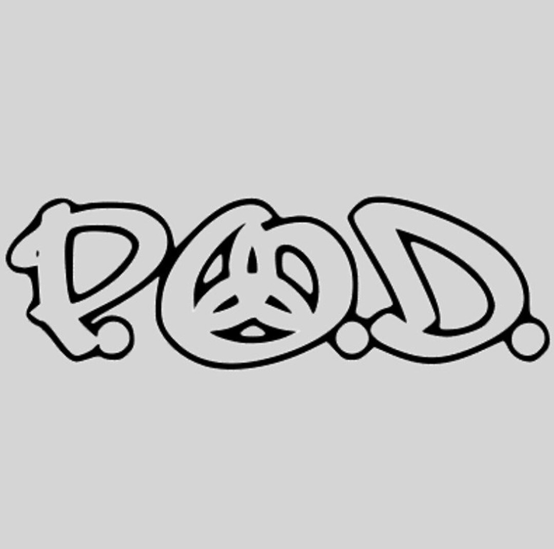 P.O.D. Vinyl Decal - Etsy