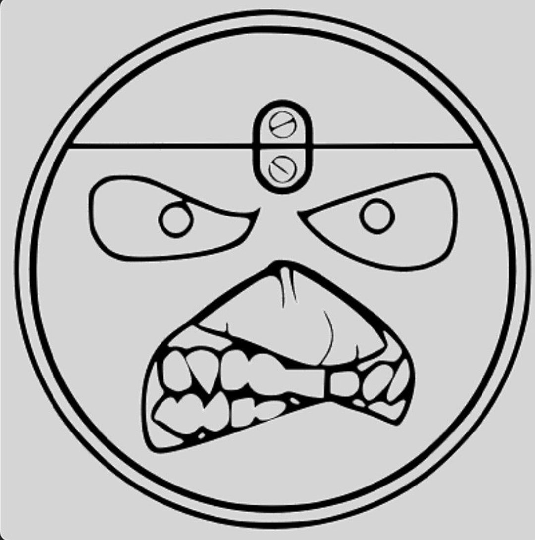 Iron Maiden Eddie Vinyl Decal - Etsy