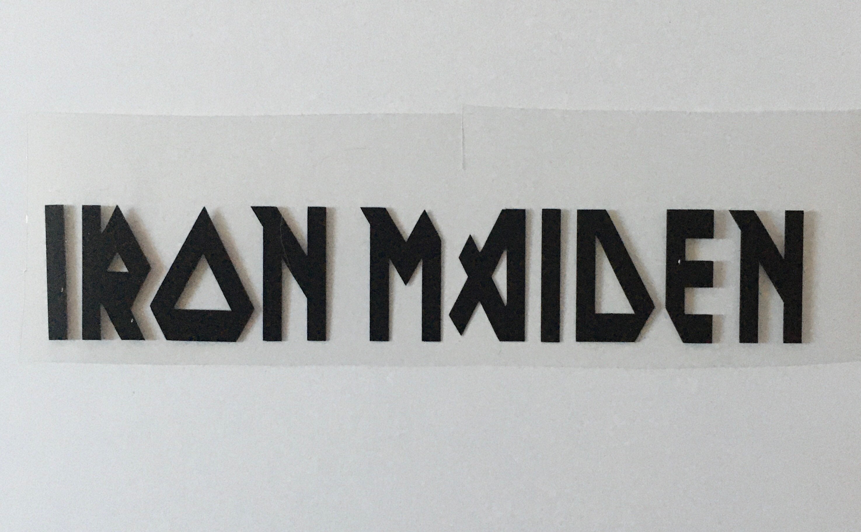 Iron Maiden Vinyl Decal - Etsy