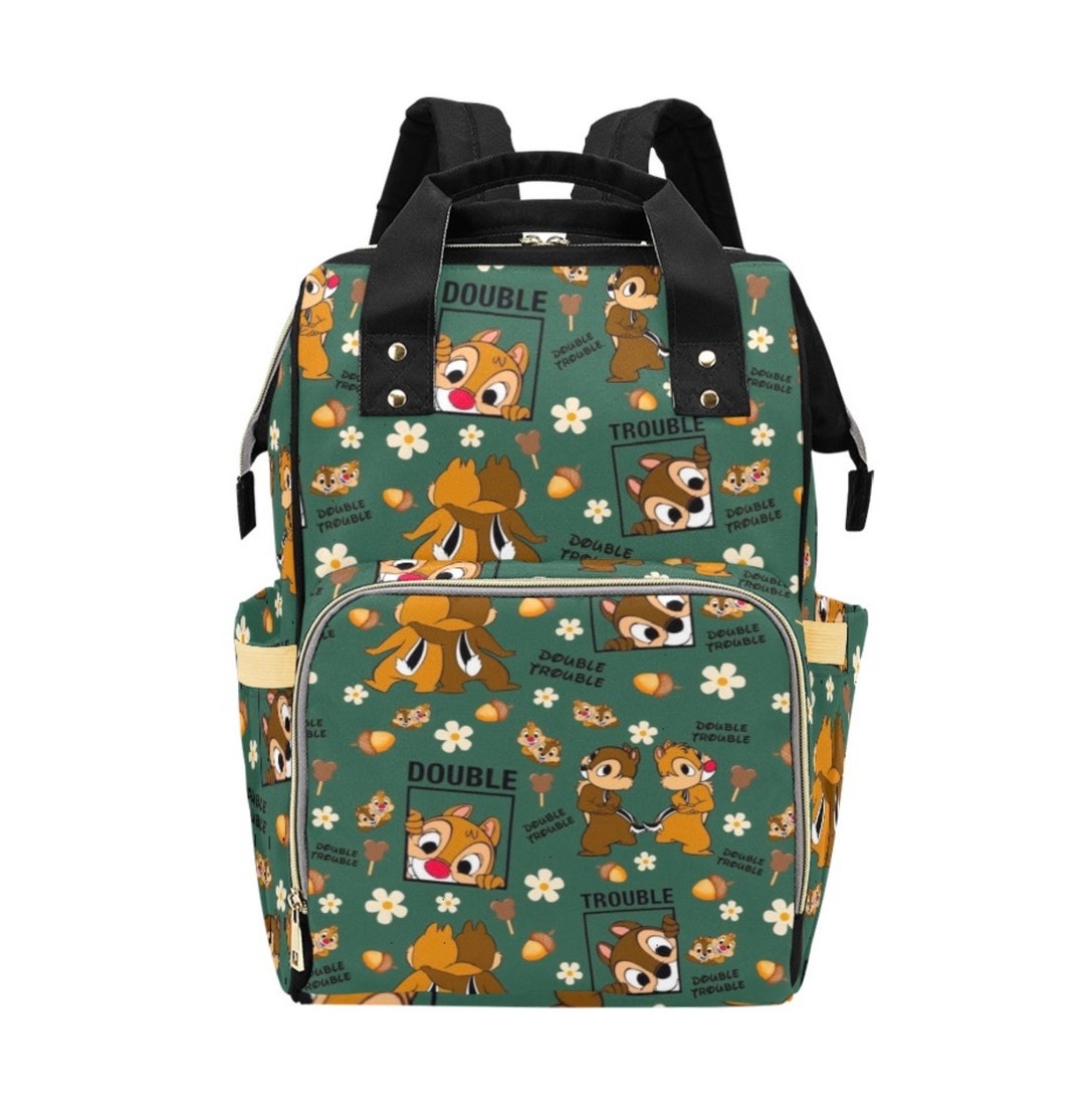 Disneys Chip N Dale Multi-function Backpack, Diaper Bag, Lunch Box ...