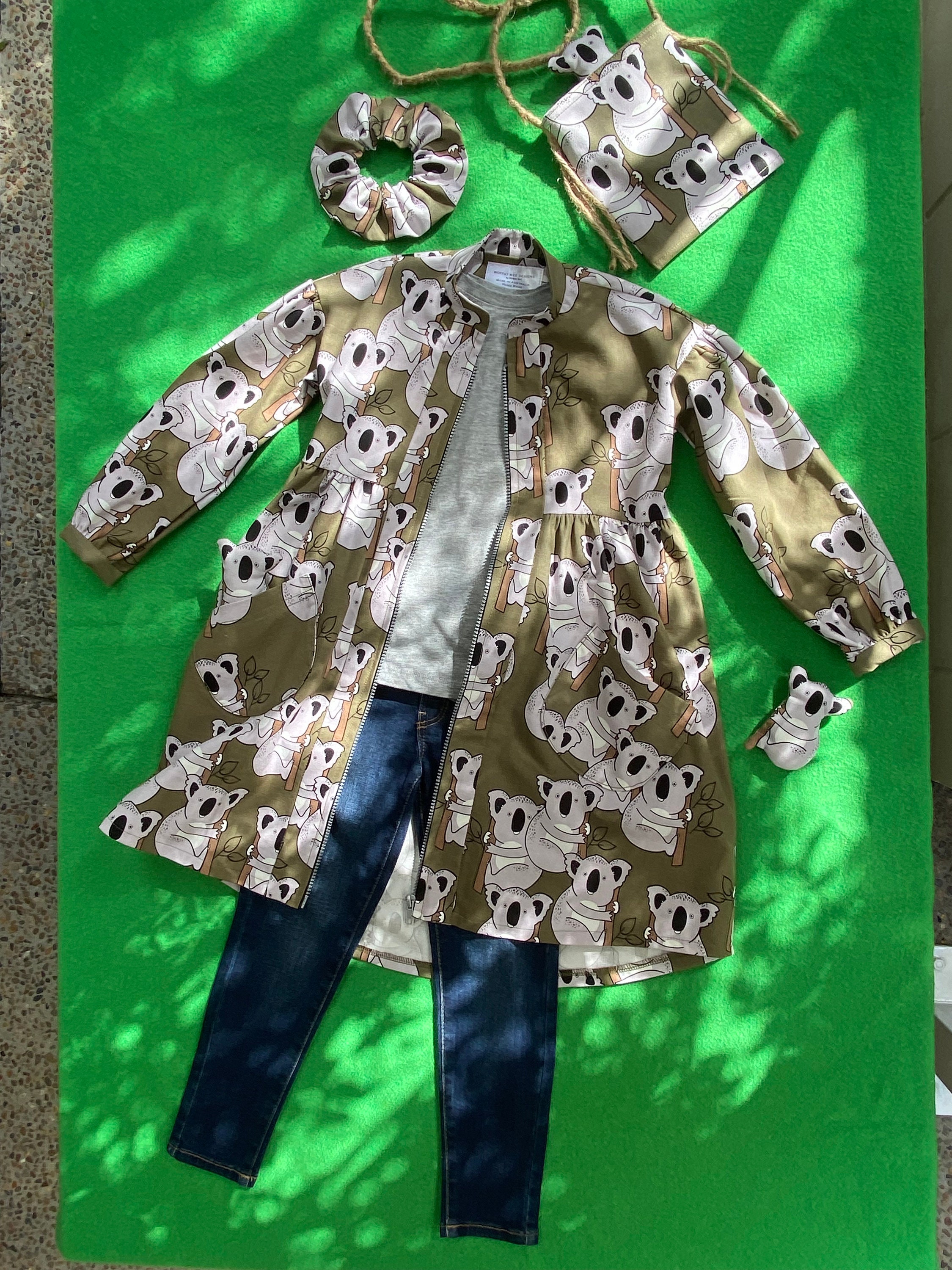 Koala Coat Looks Great Teamed With Jeans and a T-shirt or a - Etsy