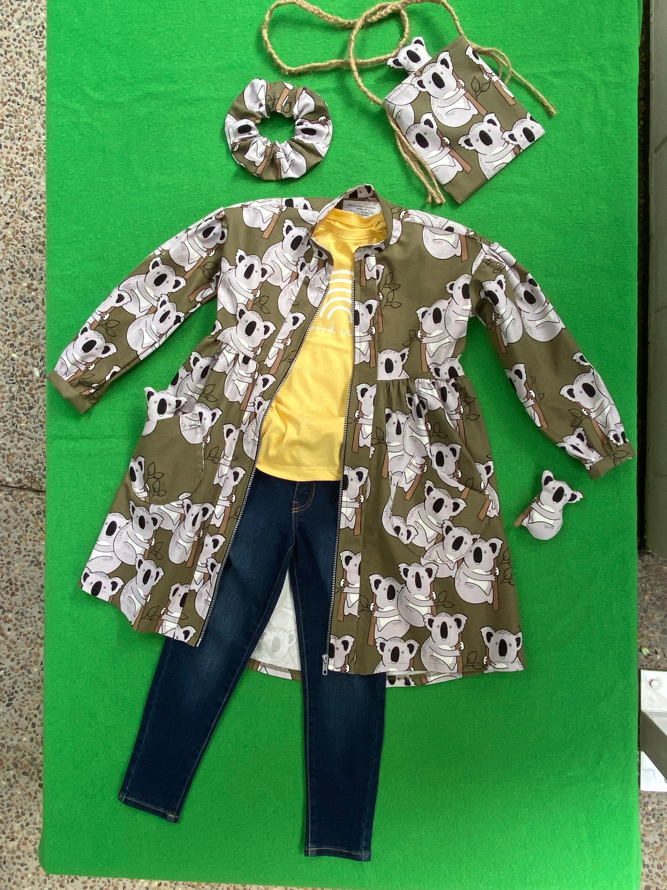 Koala Coat Looks Great Teamed With Jeans and a T-shirt or a - Etsy