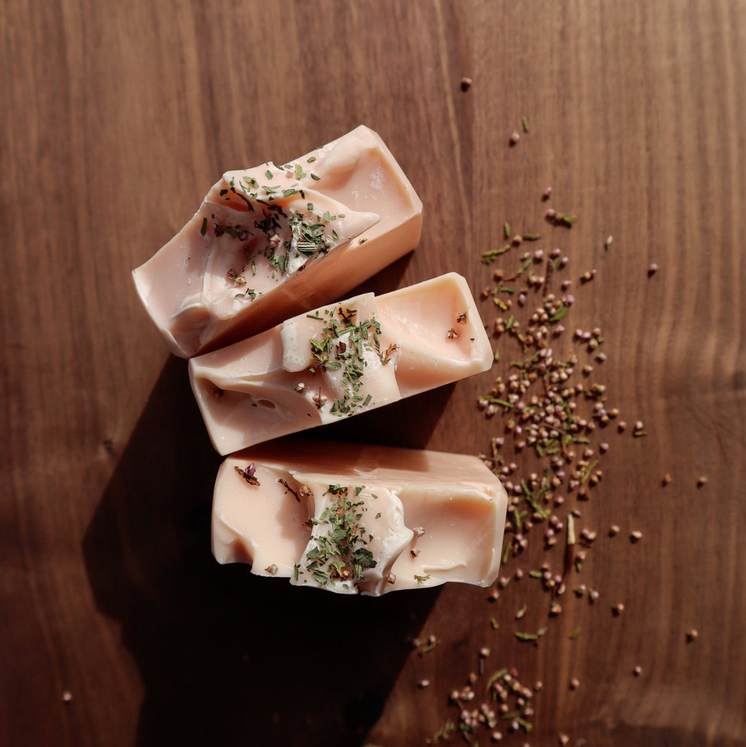 Calming Calamine W/tea Tree & Lavender, Handmade, Bar Soap, Essential ...