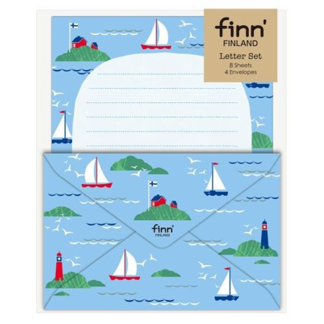 Japanese Yacht Letter Writing Set, Letter Writing Stationery Set ...
