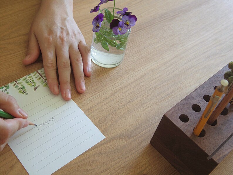 10 Patterns X 4 Pcs, Total 40 Pages Memo, Stationery Memo Pads, Nature ...