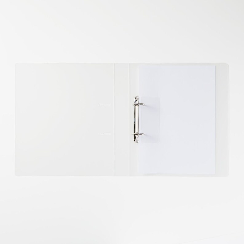 Muji Ring Binder 2 Ring PP Clear No Color A5 / B5 / A4 - Etsy Hong Kong