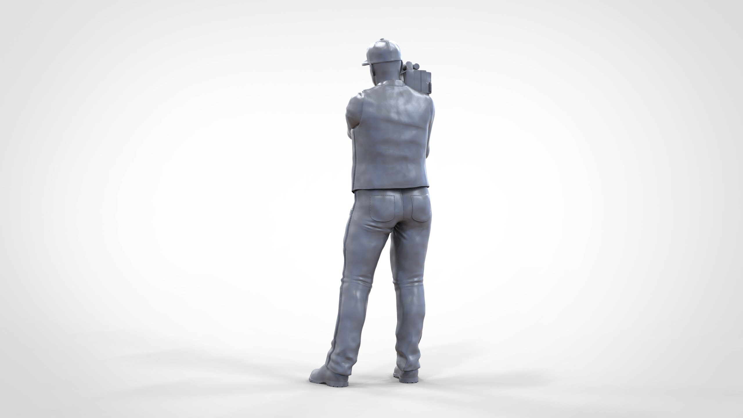 Cameraman Figure STL File: 3D Print Diorama Model (digital Download) - Etsy