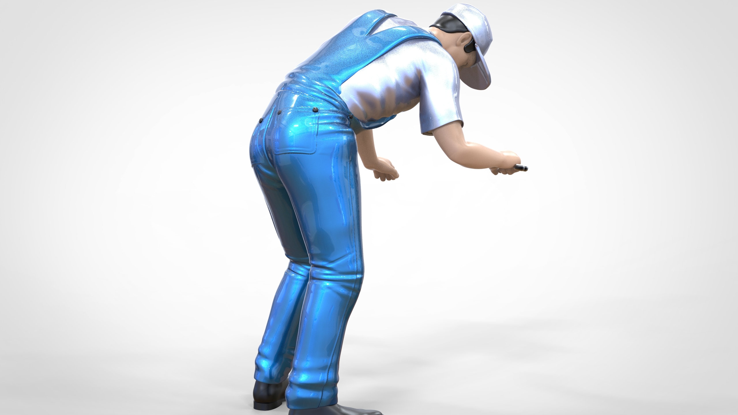 N3 Mechanic not a Physical Product Bend Over Car Figure / STL File / 3d ...