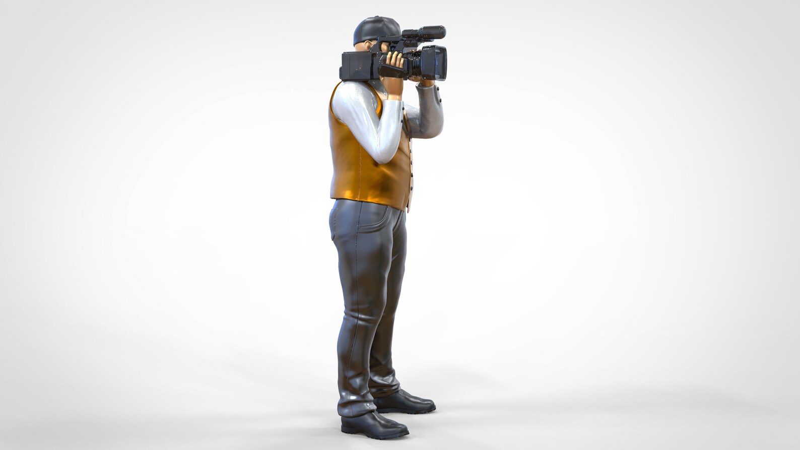 N1 Cameraman Camera (not a Physical Product) on Shoulder Figure / STL ...