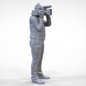 Cameraman Figure STL File: 3D Print Diorama Model (digital Download) - Etsy