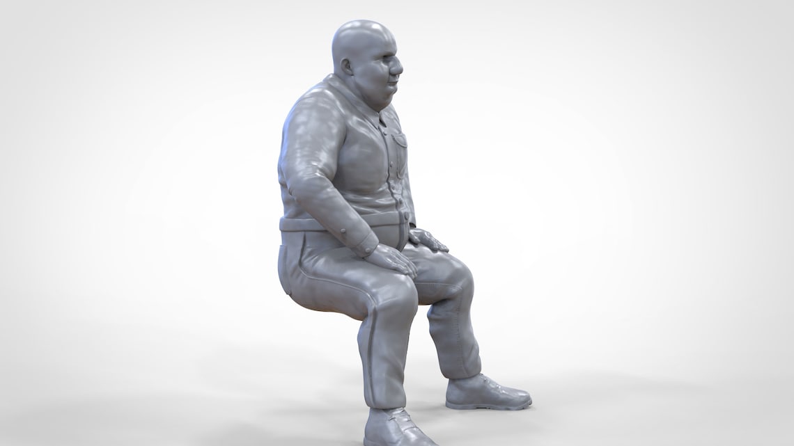 N1 Sitting Figure not a Physical Product / STL File / 3d Print File for ...