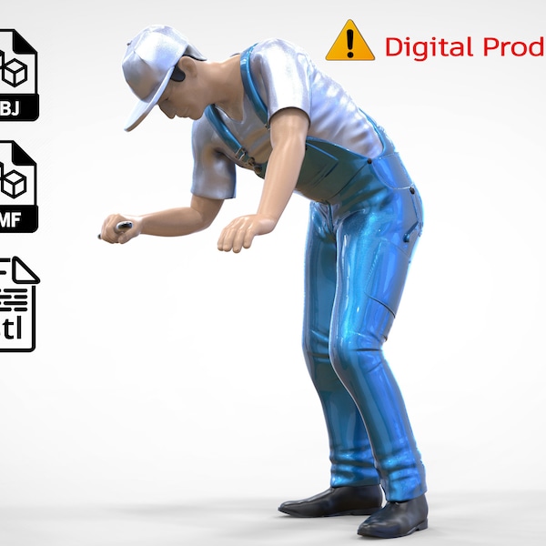 Mechanic Figure - Etsy