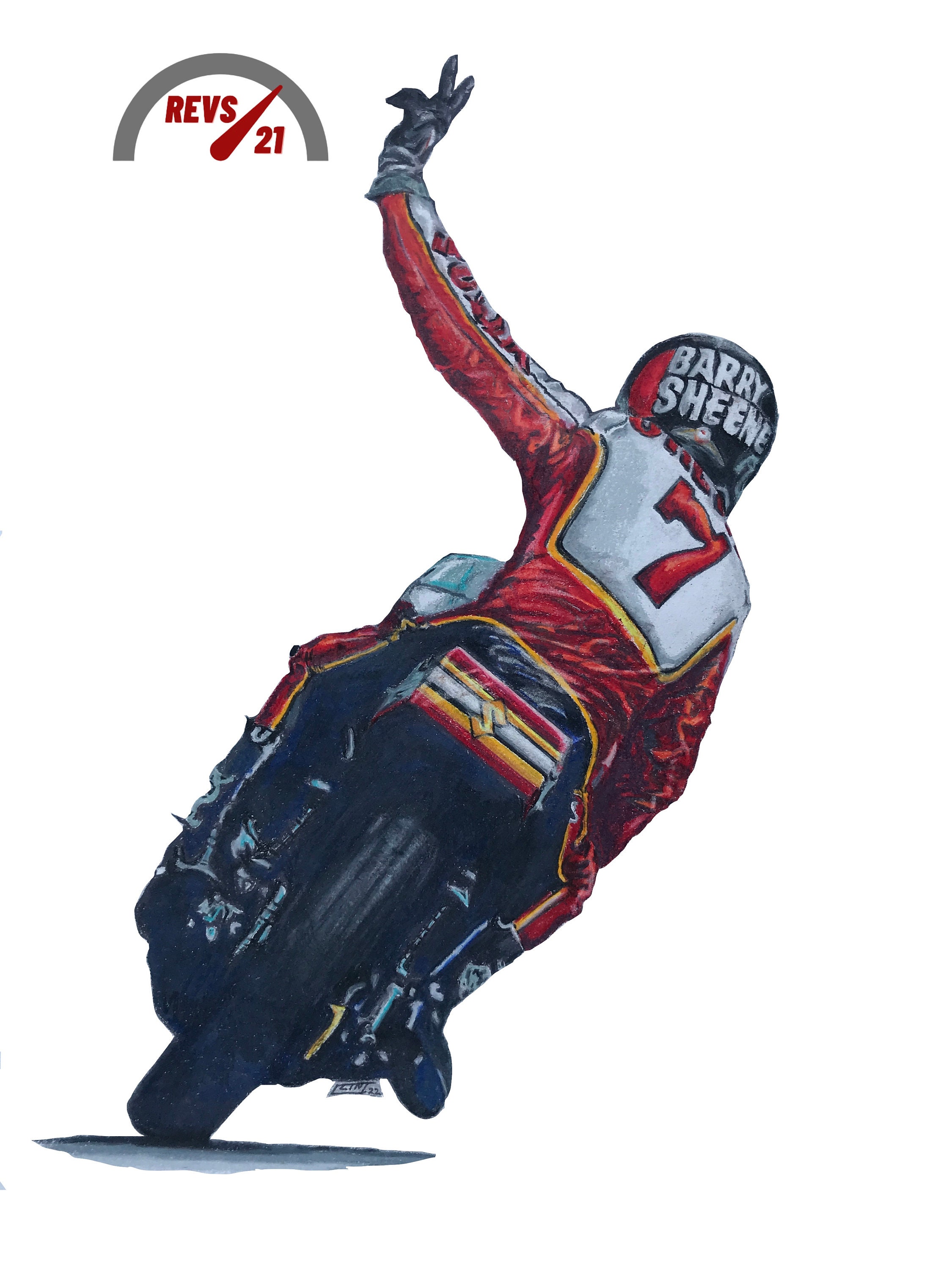 1976 Barry Sheene Front Print - Etsy UK
