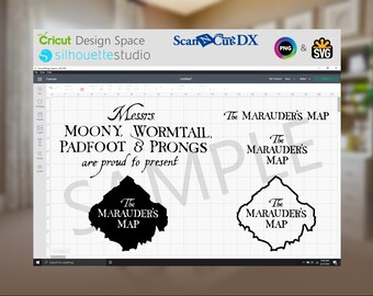 Marauders Map Svg | Etsy