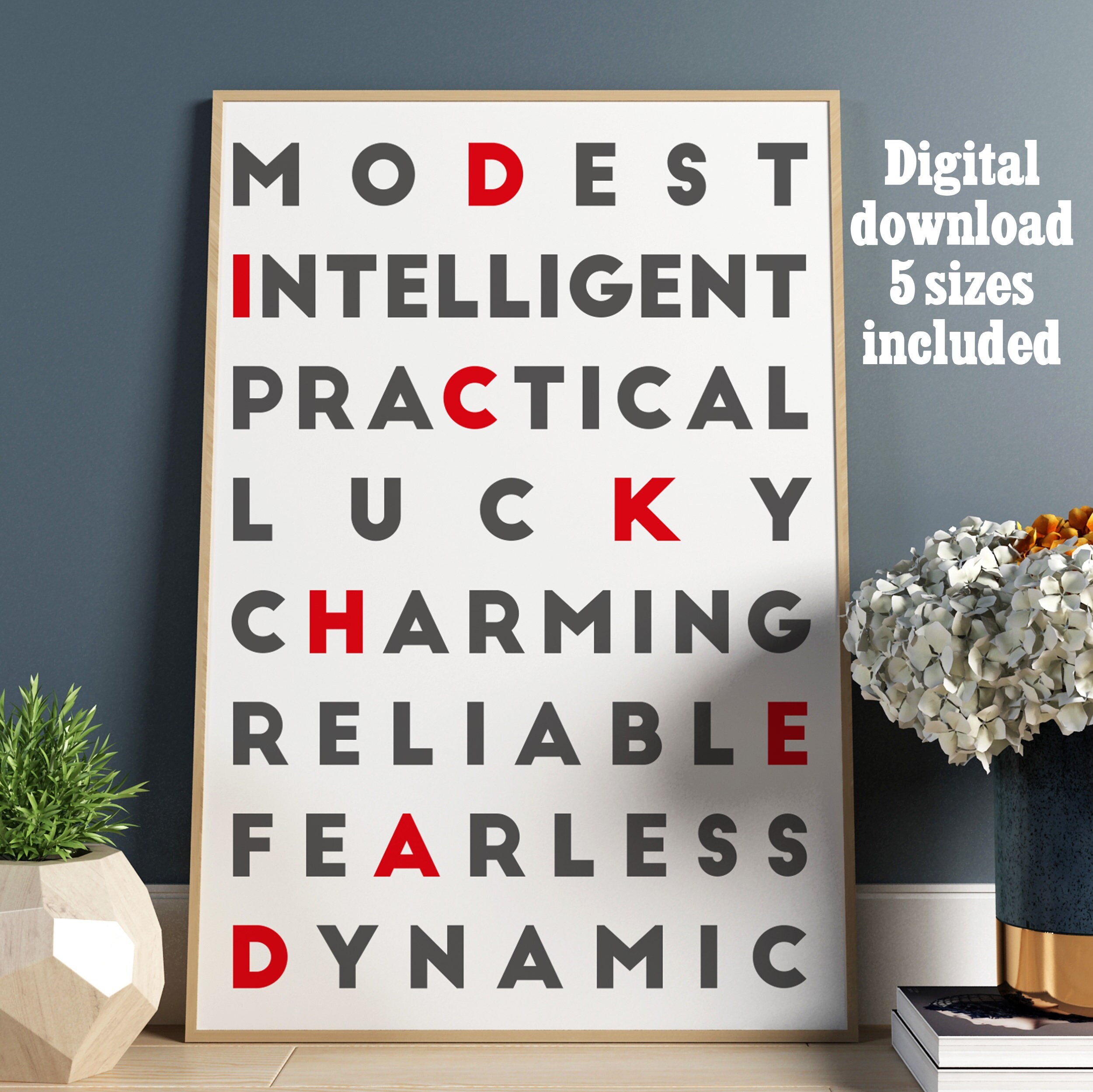 Dickhead Rude Affirmation Secret Insult Swear Word Typography Digital ...