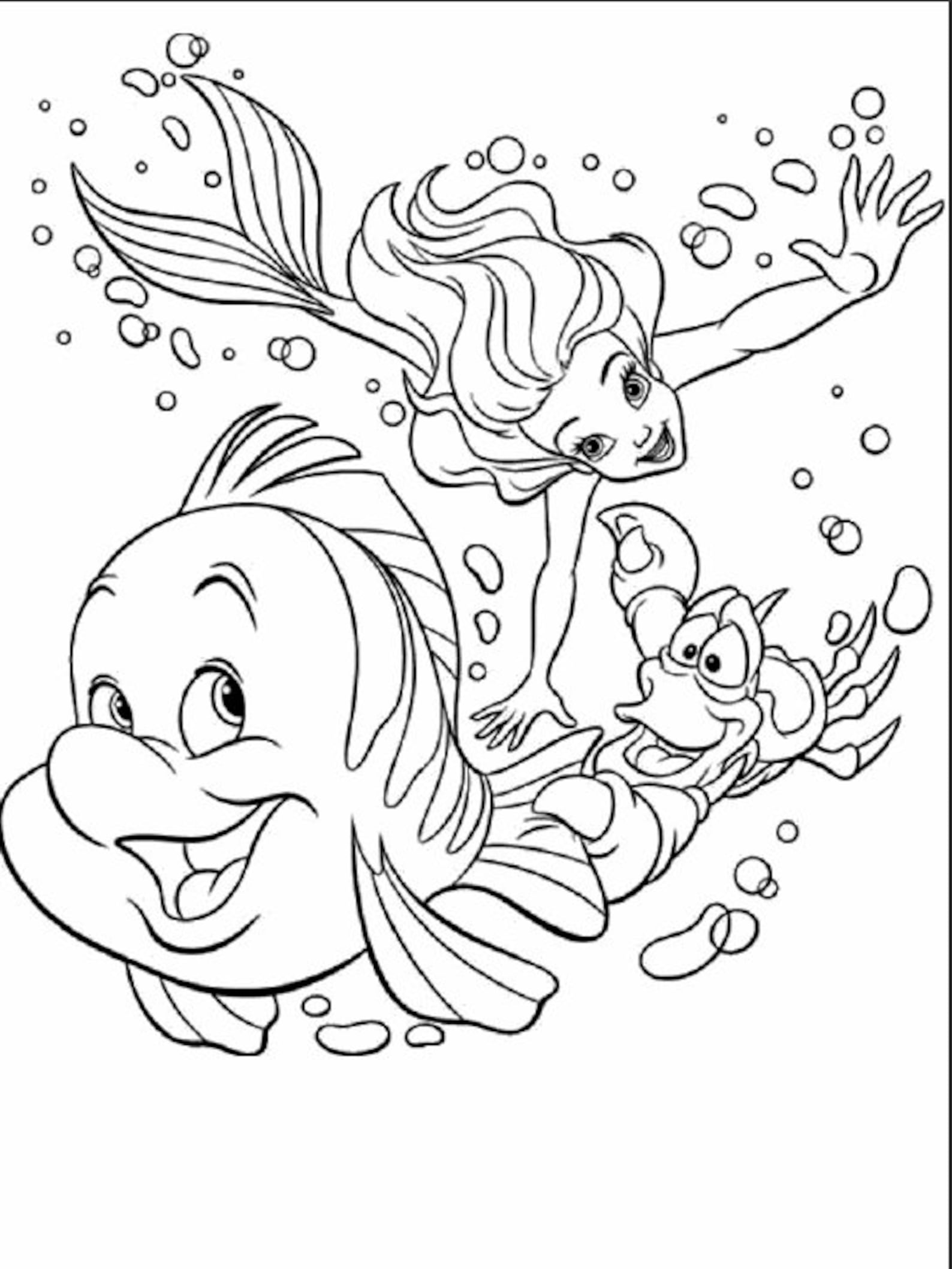 30 Disney Coloring Pages printible PDF Digital Listing - Etsy