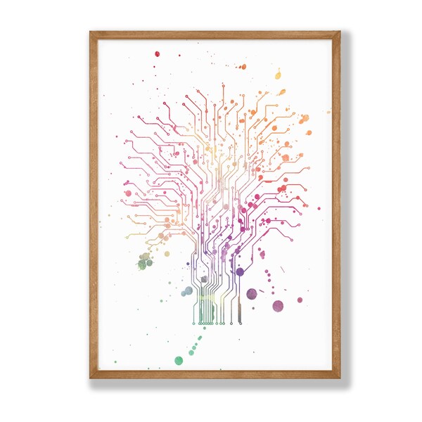 Circuit Board Art - Etsy