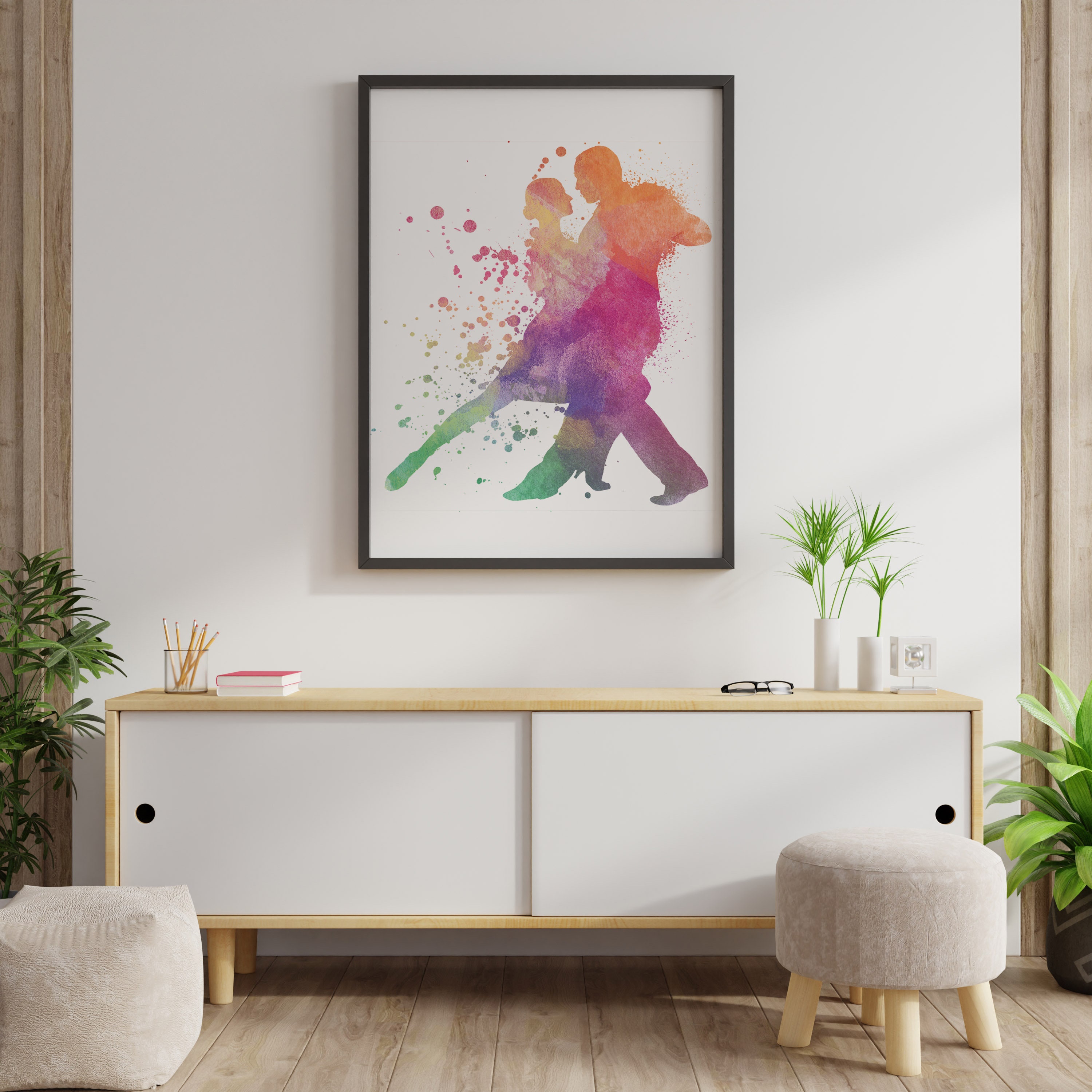 Watercolor Tango Print - Tango Wall Art, Dance Wall Art, Dance Wall ...