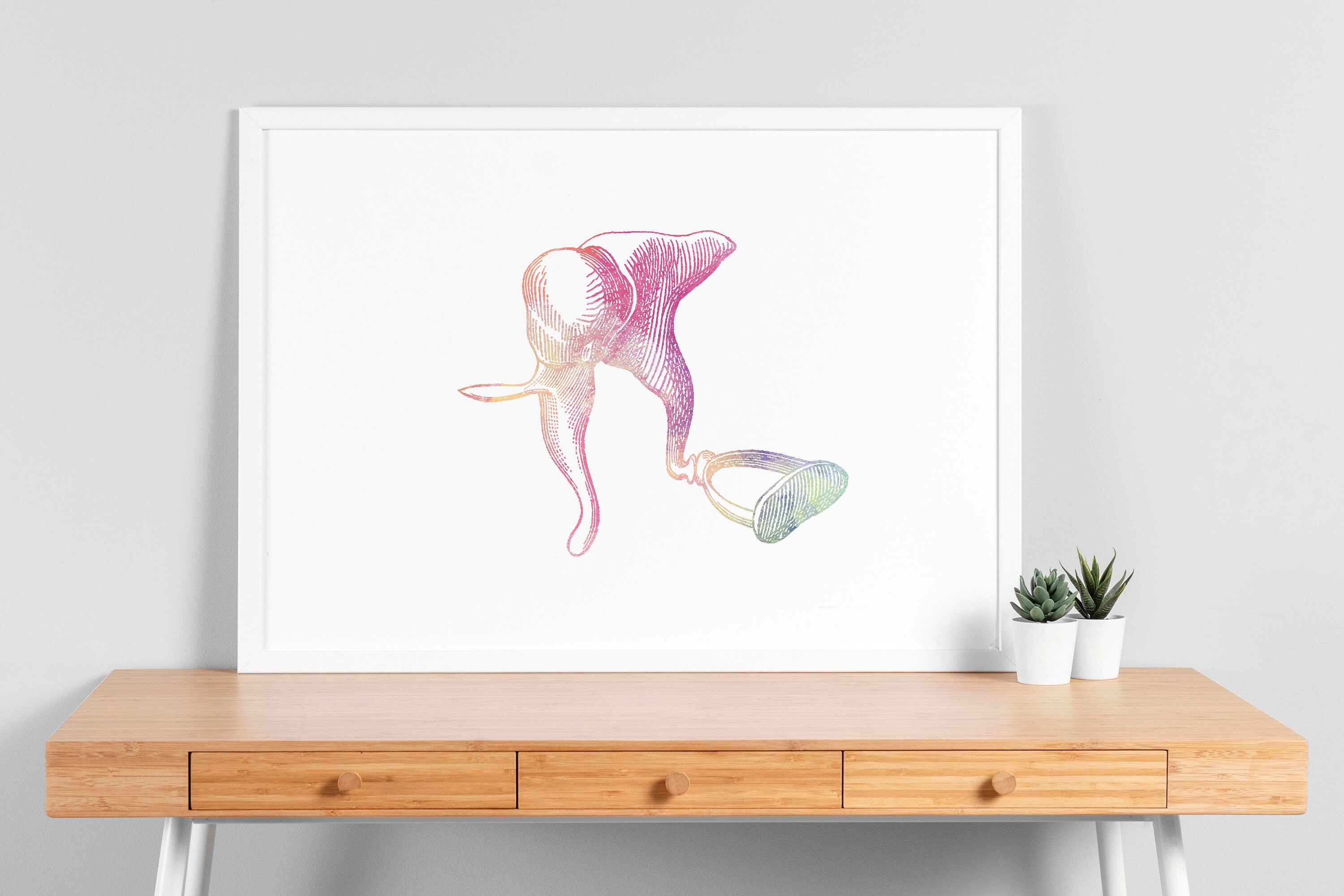 Watercolor Ossicles Poster Human Ear Anatomy Wall Art Print - Etsy