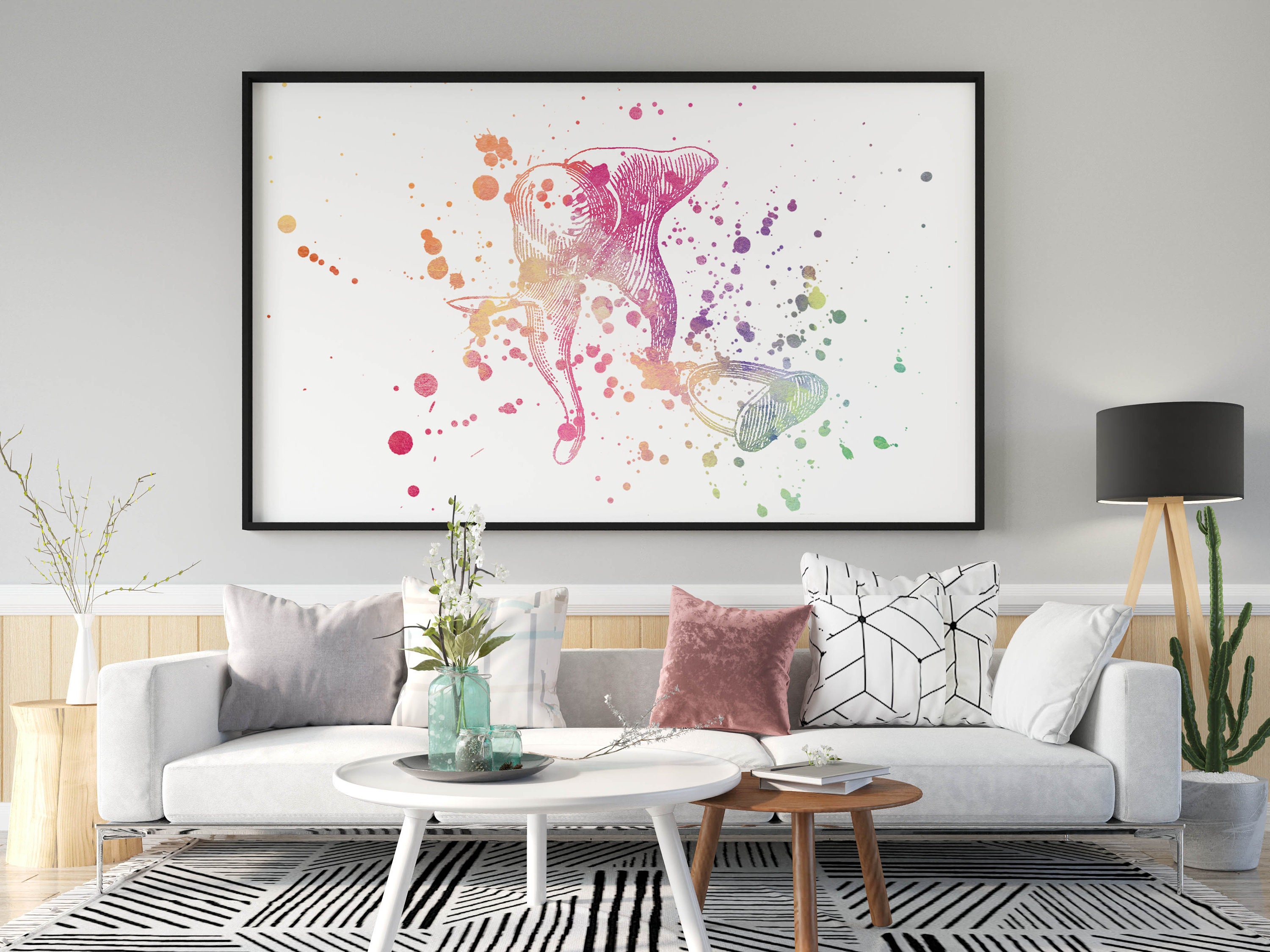 Watercolor Ossicles Poster Human Ear Anatomy Wall Art Print - Etsy